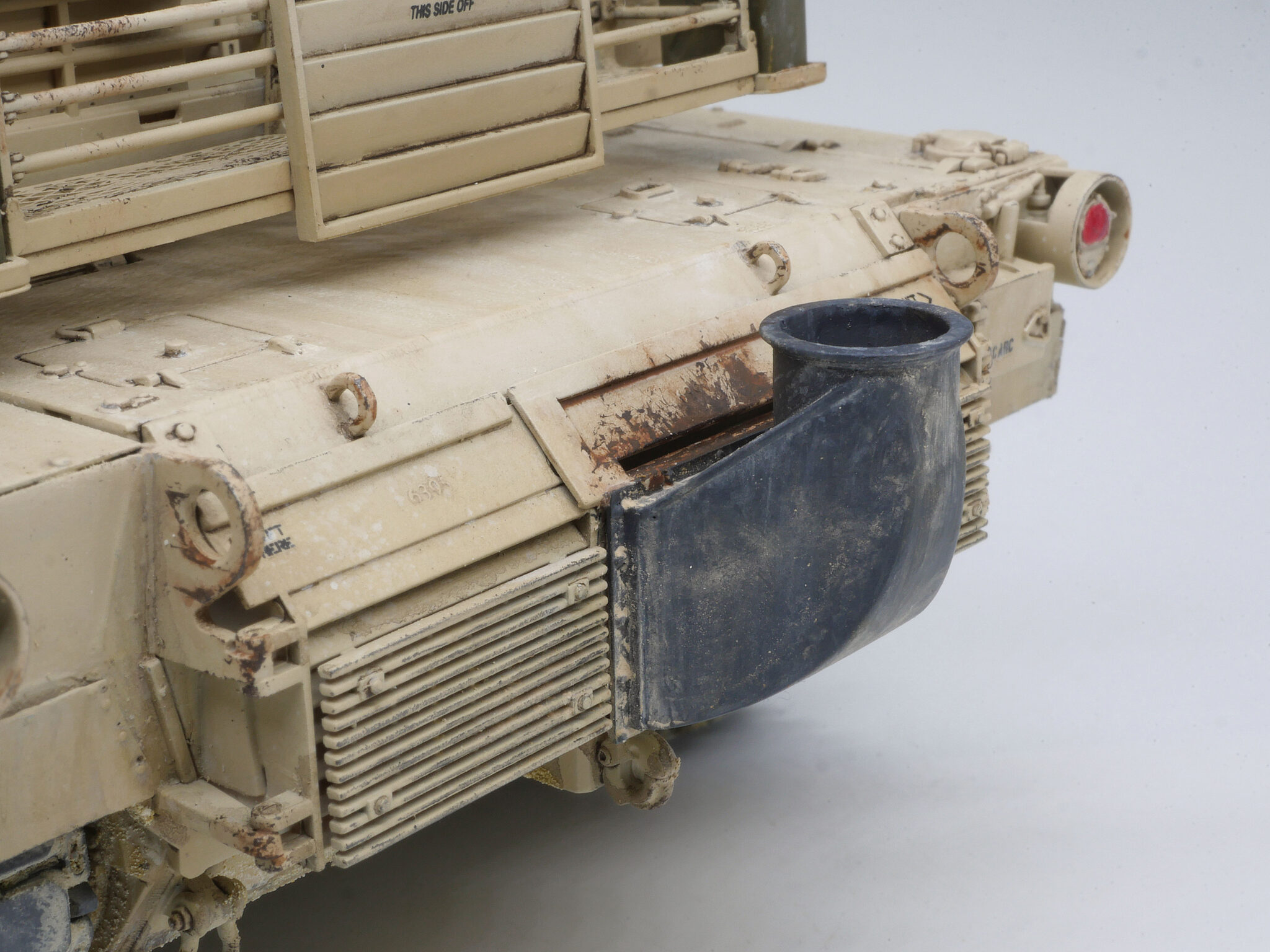 制作依頼品 1/35 MENG M1A1 Abrams モンモデル M1A1 エイブラムス - Rockken Model プラモデル 完成品 画像 置場