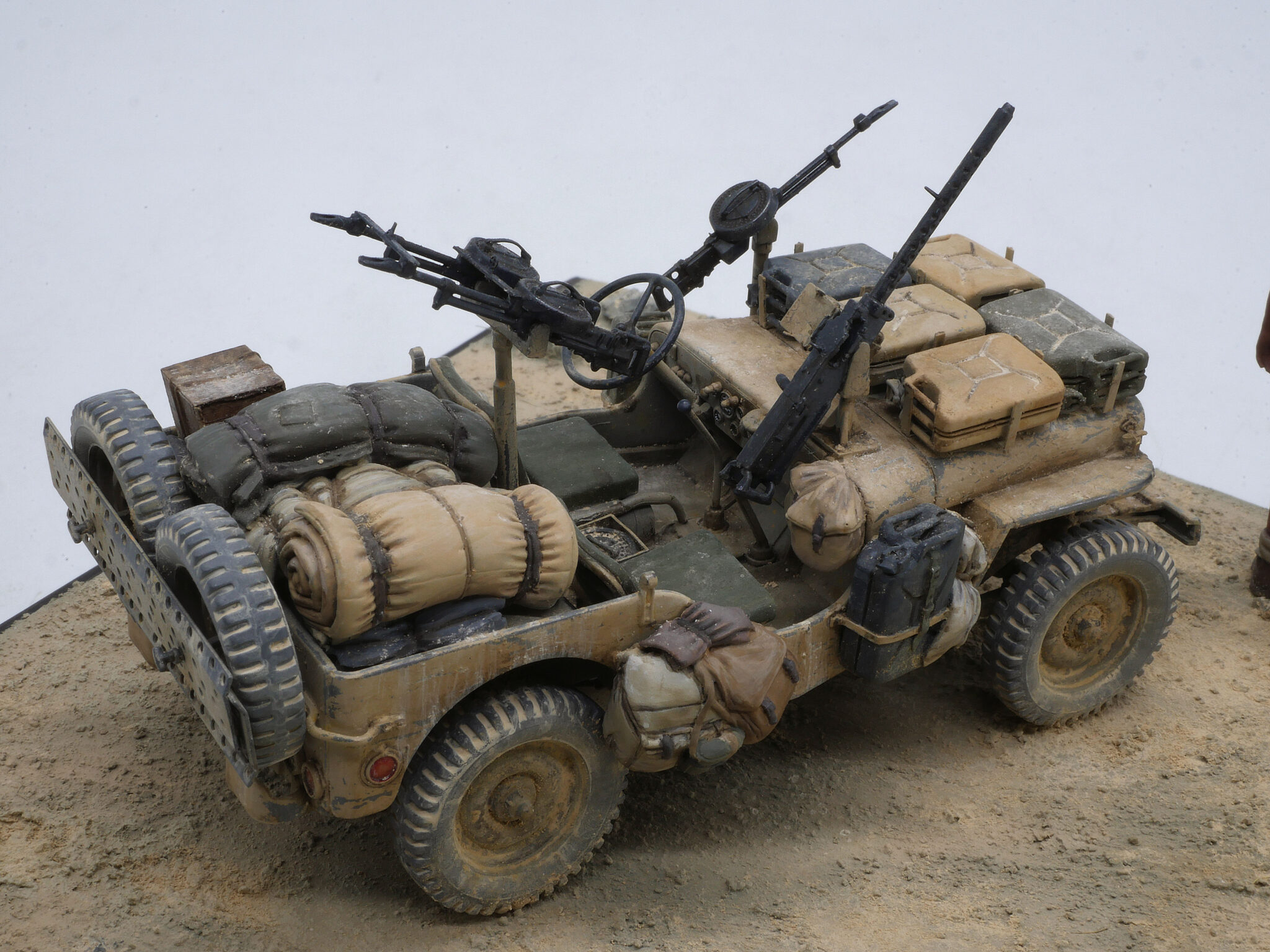1/35 Dragon British SAS 1/4 Ton 4×4 Patrol car ドラゴン イギリス陸軍 SAS ジープ ...